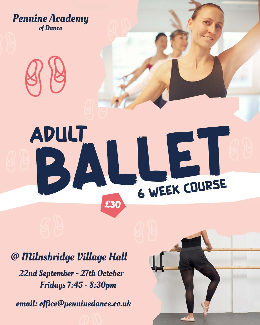 Adult ballet classes in Huddersfield | 6 week course